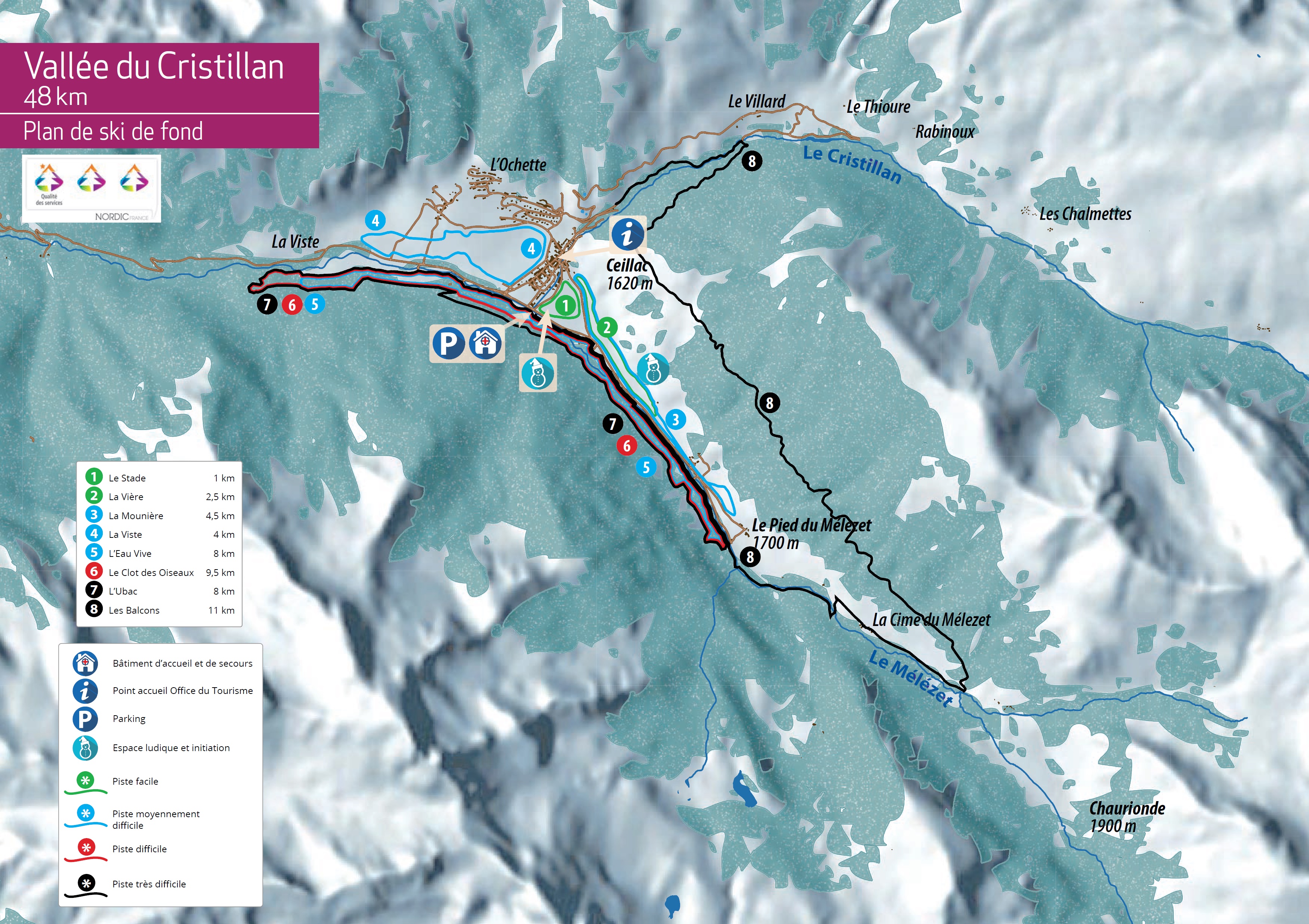 Domaine skiable nordique de Ceillac - ski de fond dans la Vallée du ...